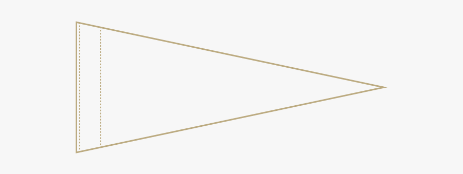 Pennant Sketch - Triangle , Free Transparent Clipart - ClipartKey