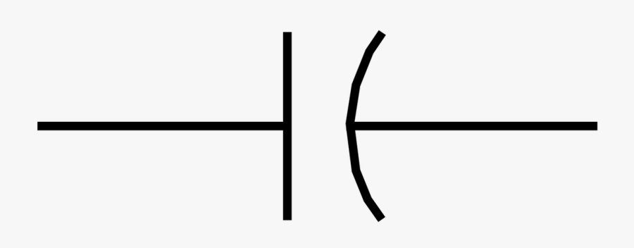 Ceramic Capacitor Schematic Symbol , Free Transparent Clipart - ClipartKey