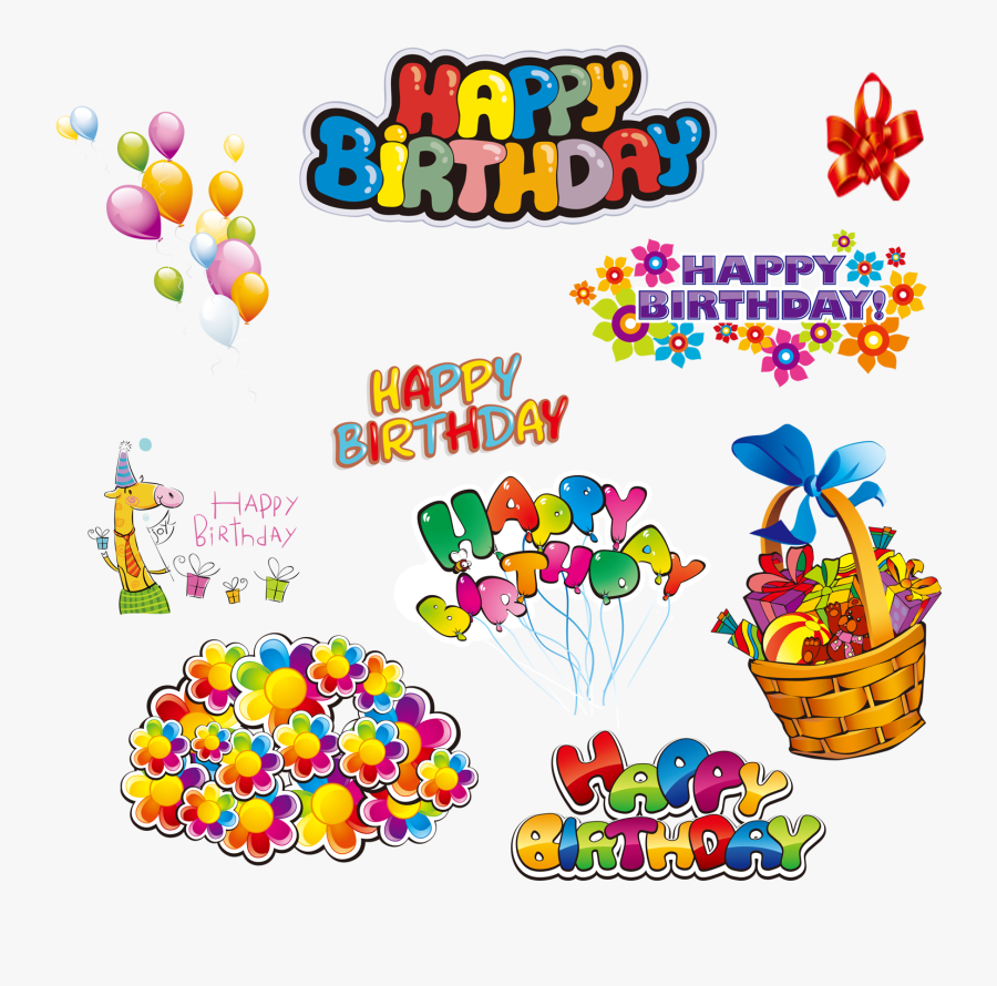 Happy Birthday Sticker Png , Free Transparent Clipart - ClipartKey