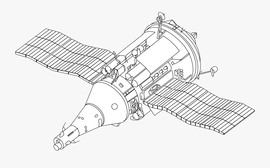 Spacecraft Drawing Iss - Spacecraft Drawing , Free Transparent Clipart ...
