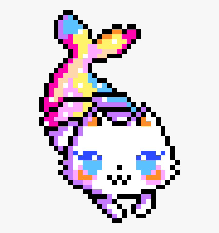 Cat Tail Pixel Art - Derpy Pikachu Pixel Art , Free Transparent Clipart ...