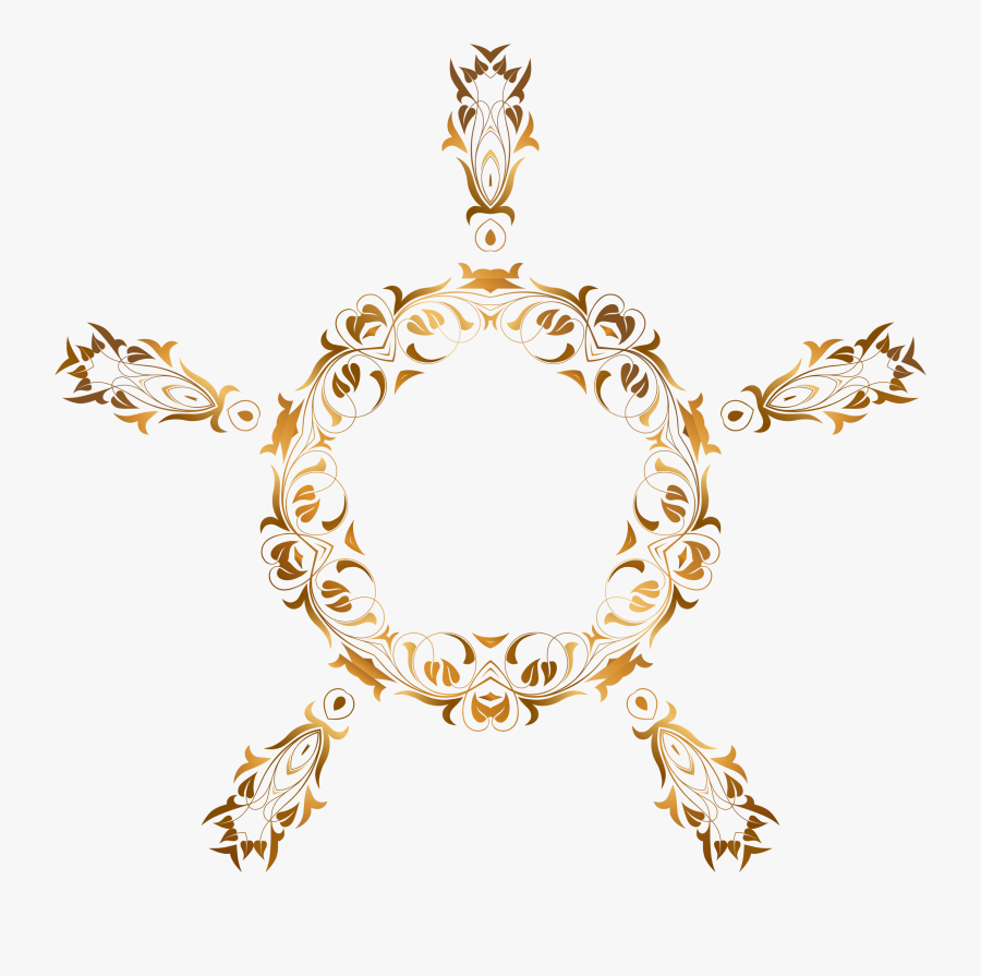 Floral Flourish Frame 14 Clip Arts - Illustration , Free Transparent ...