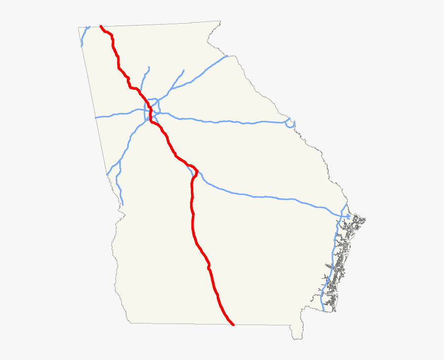 Vector Free Art Print Of Blank Interstate Highway Sign - Columbus Ga ...