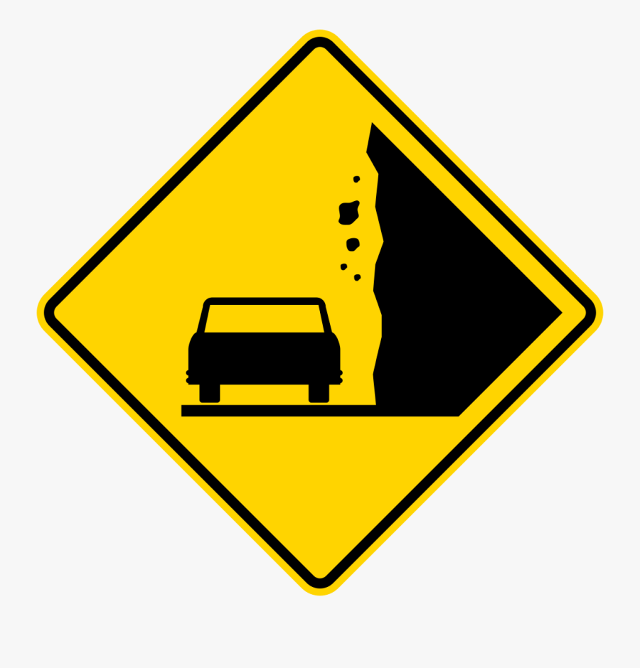 Beware Of Falling Rocks , Free Transparent Clipart - ClipartKey