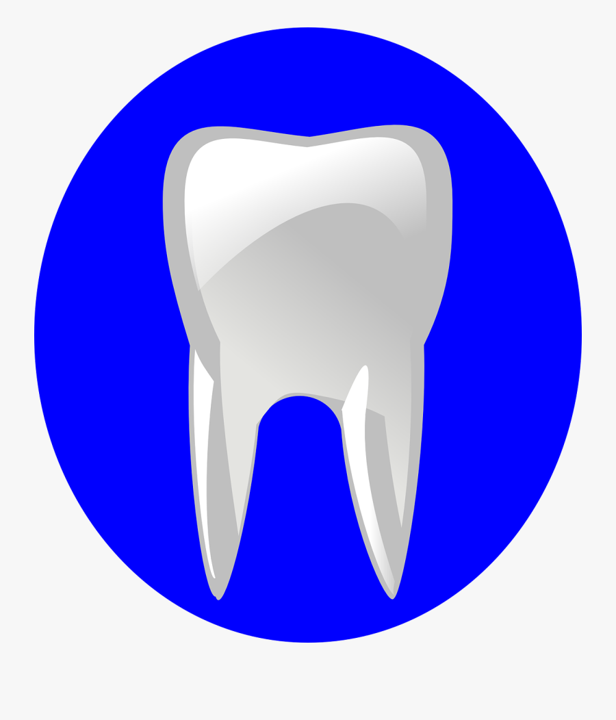 Tooth With Blue Outline Svg Clip Arts - Dentiste Logo , Free ...
