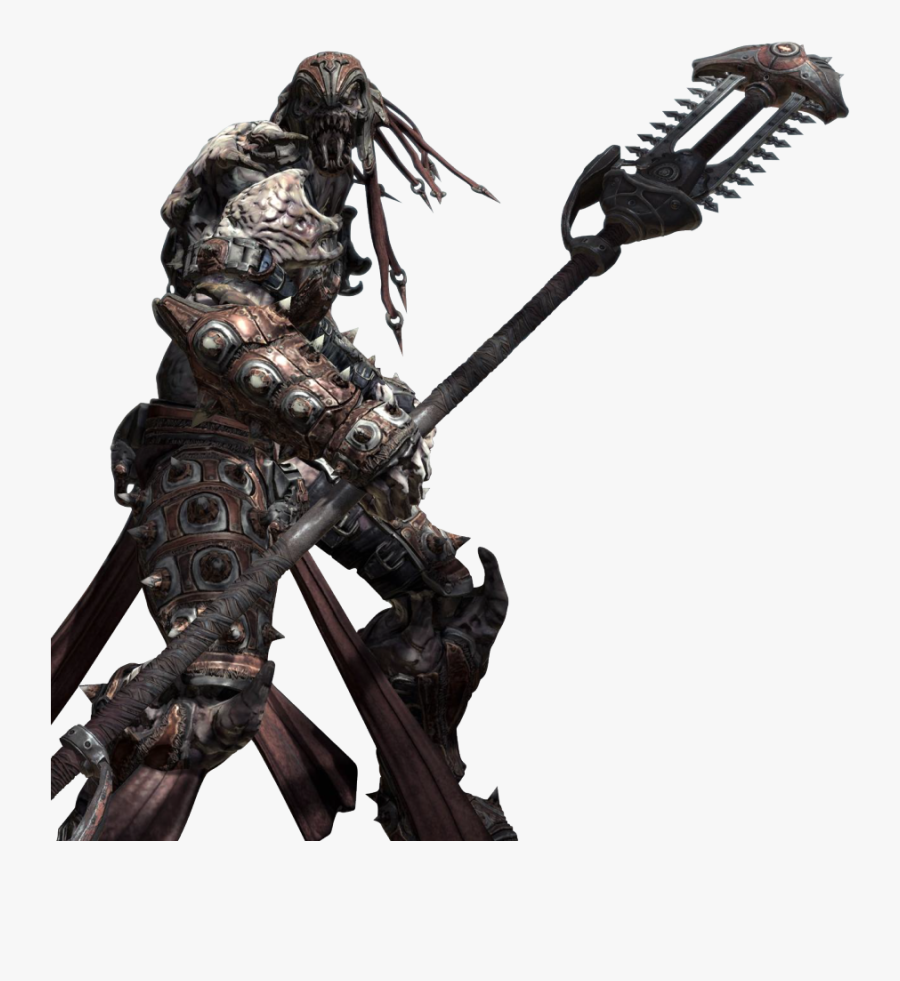 Locust Drawing General Raam - Locust Gears Of War Png , Free ...