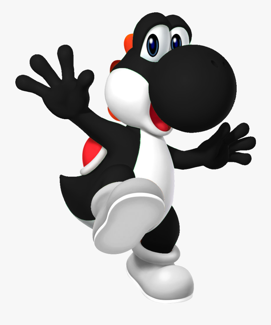 Mario Clipart Bad Guys - Black Yoshi Mario Kart , Free Transparent ...