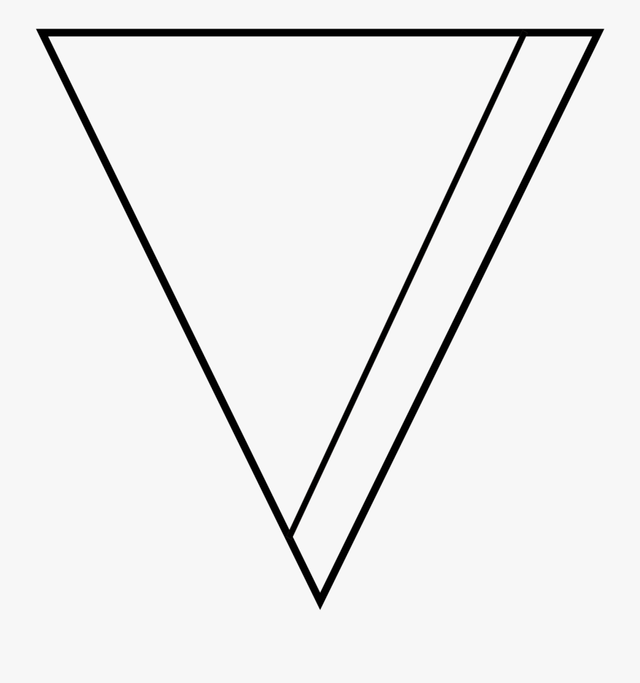Shape Clipart Triangle - White Triangle Upside Down , Free Transparent ...