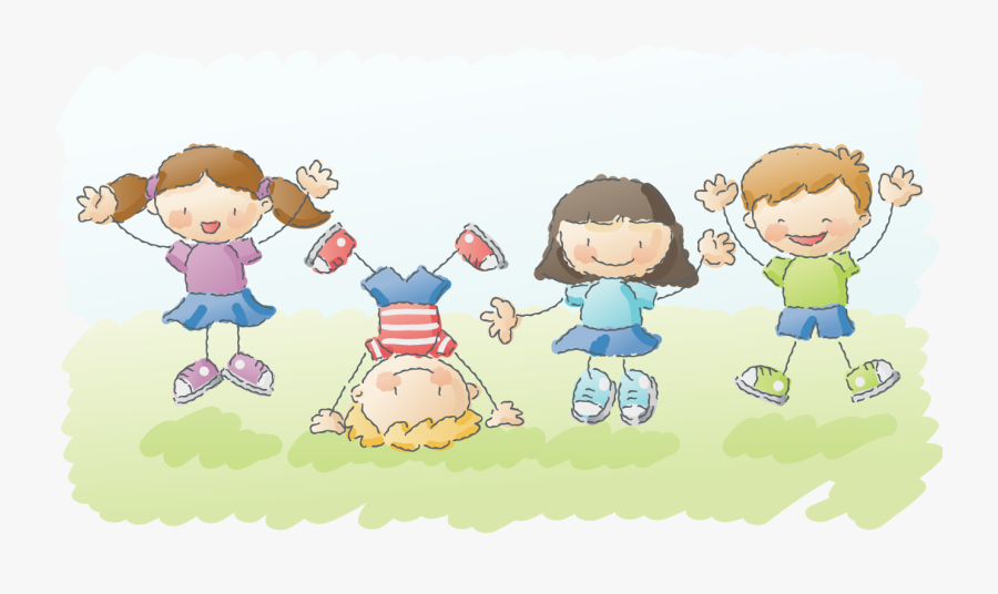 Active Kids Cartoon - Fit Kids , Free Transparent Clipart - ClipartKey
