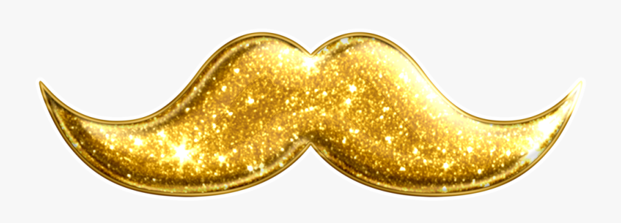 Mustache Clipart Gold - Gold Mustache Png , Free Transparent Clipart ...