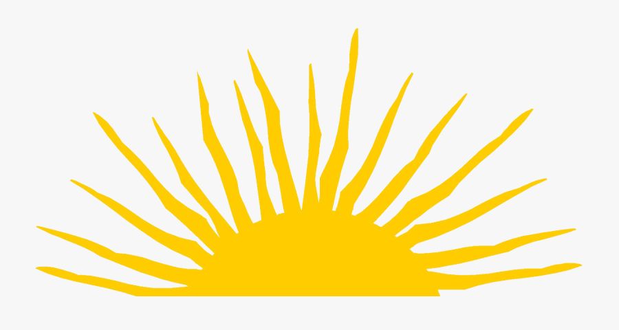 Clipart Sunshine Half - Half Sun Clipart Png , Free Transparent Clipart - ClipartKey