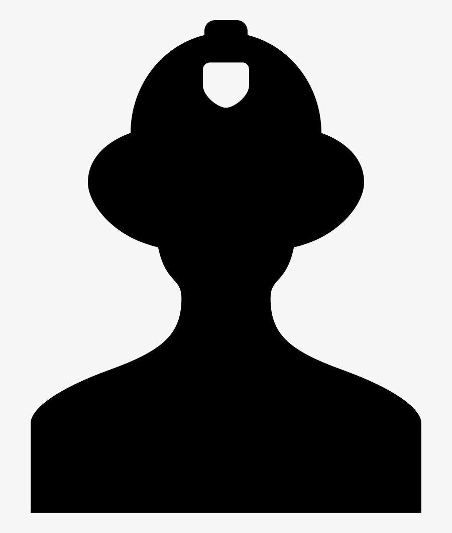 Security Guard With A Hat With A Shield - Silhouette , Free Transparent ...