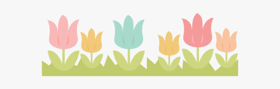 Spring Borders - Easter Flowers Clipart Cute , Free Transparent Clipart ...