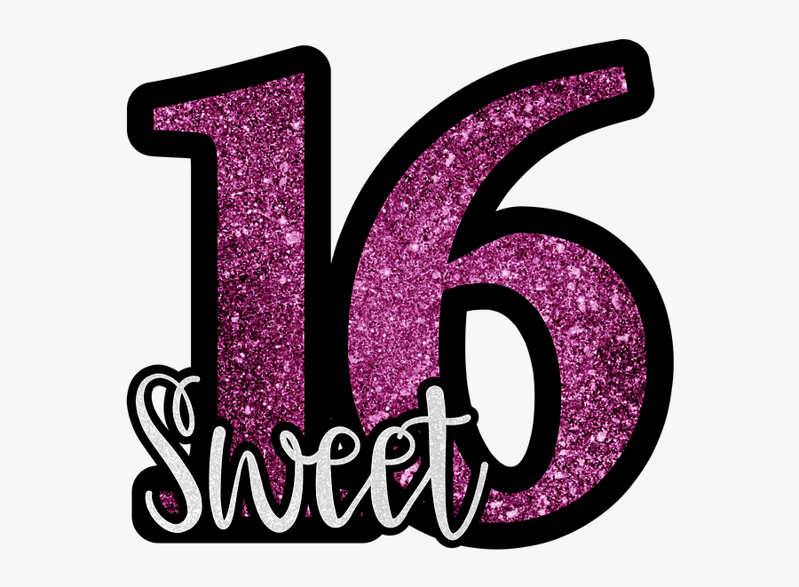 Sweet 16 , Free Transparent Clipart - ClipartKey