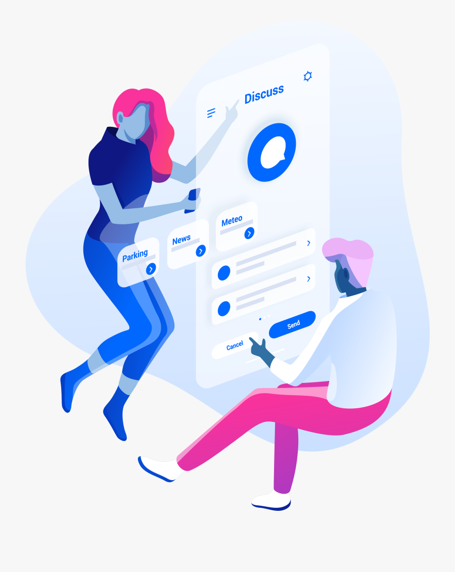 Fly People Illustration , Free Transparent Clipart - ClipartKey