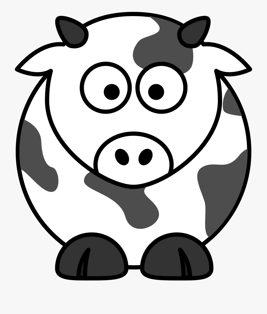 Cartoon Cow Transparent Background , Free Transparent Clipart - ClipartKey