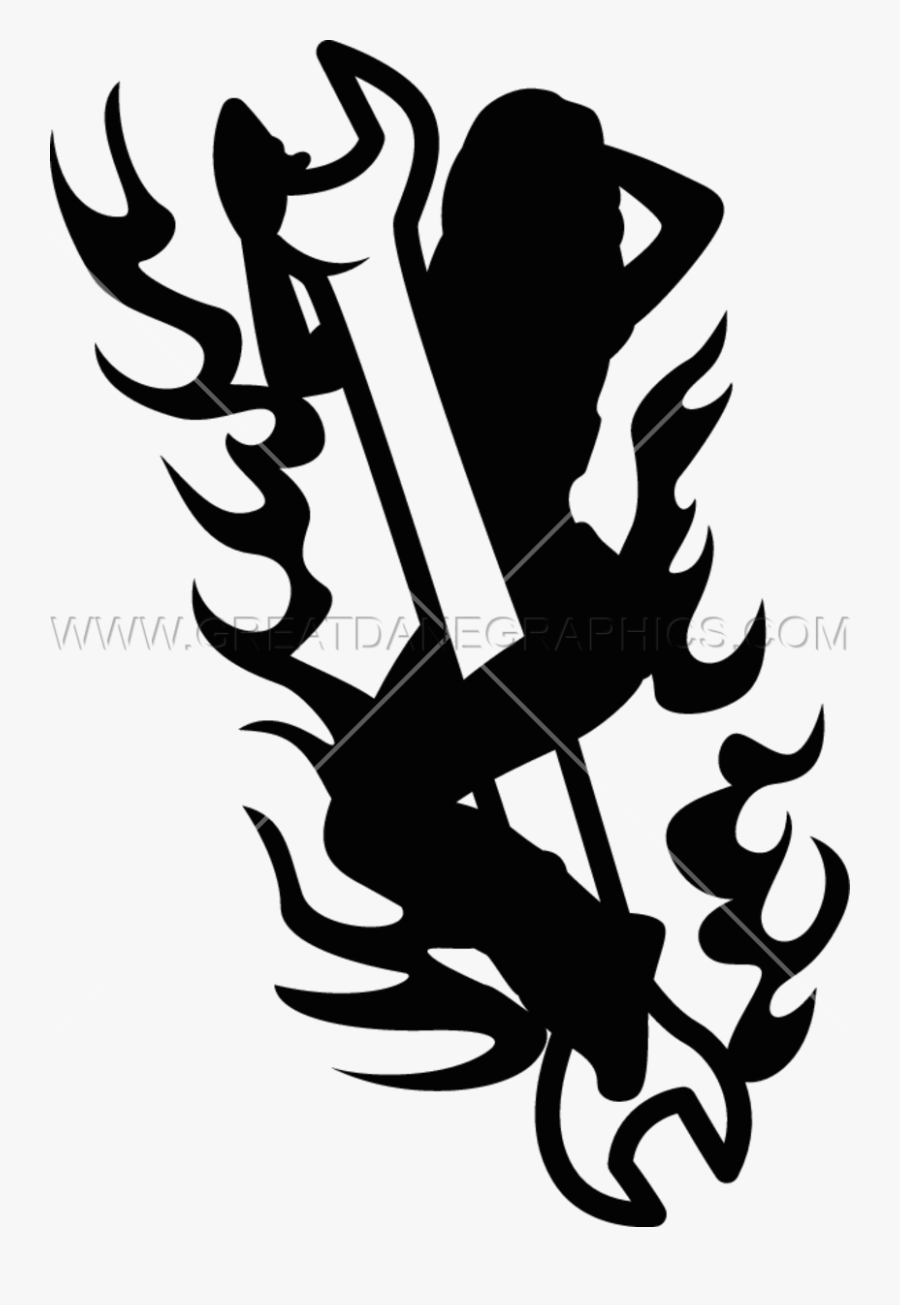 Pin Up Girl Stencils