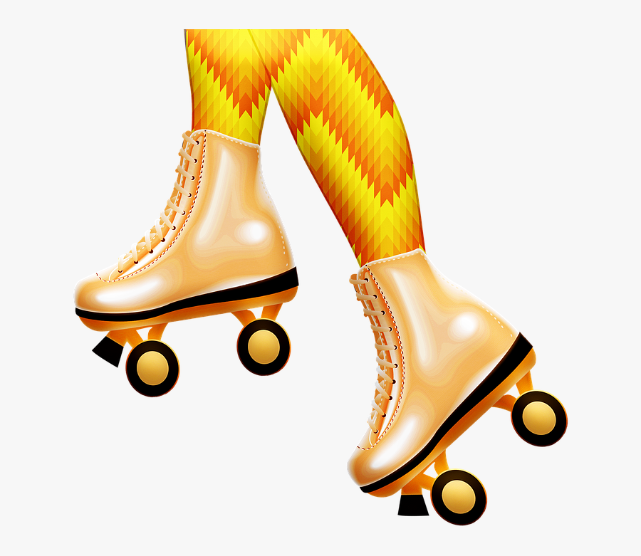 Transparent Roller Skate Png - Rainbow Roller Skates Clipart , Free ...