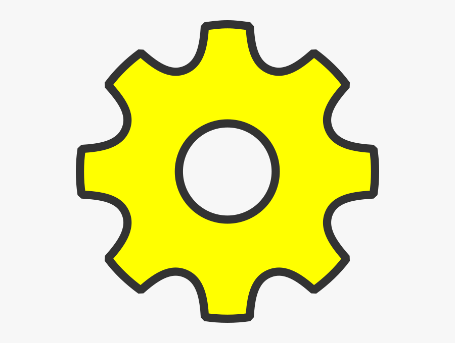 Yellow Settings Icon Png , Free Transparent Clipart - ClipartKey