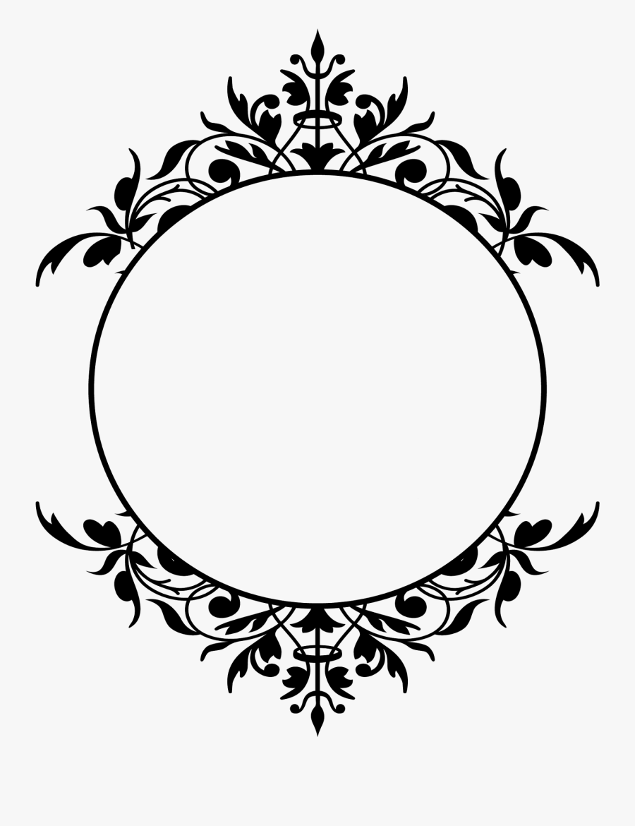 Borders And Frames Graphic Frames Picture Frames Clip - Black And White ...