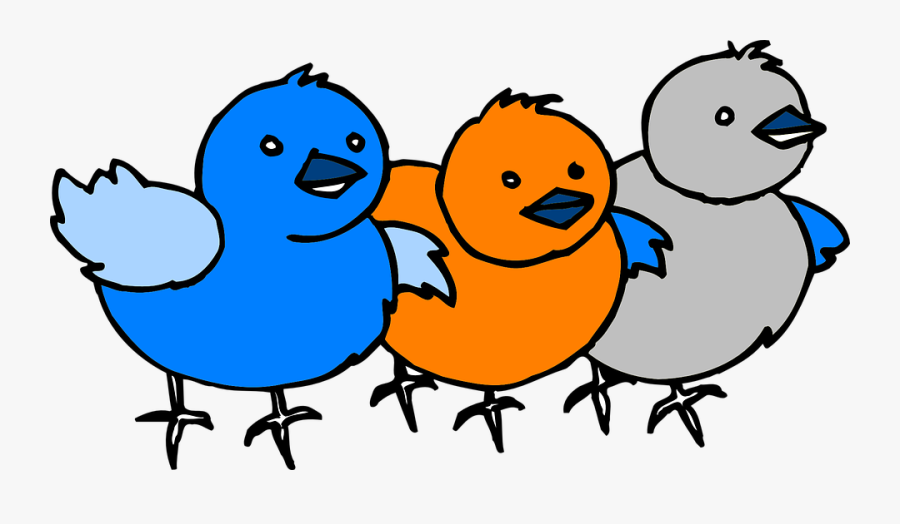 Chicks, Three, Birds, Easter, Colorful, Blue, Orange - Chicks Clipart ...
