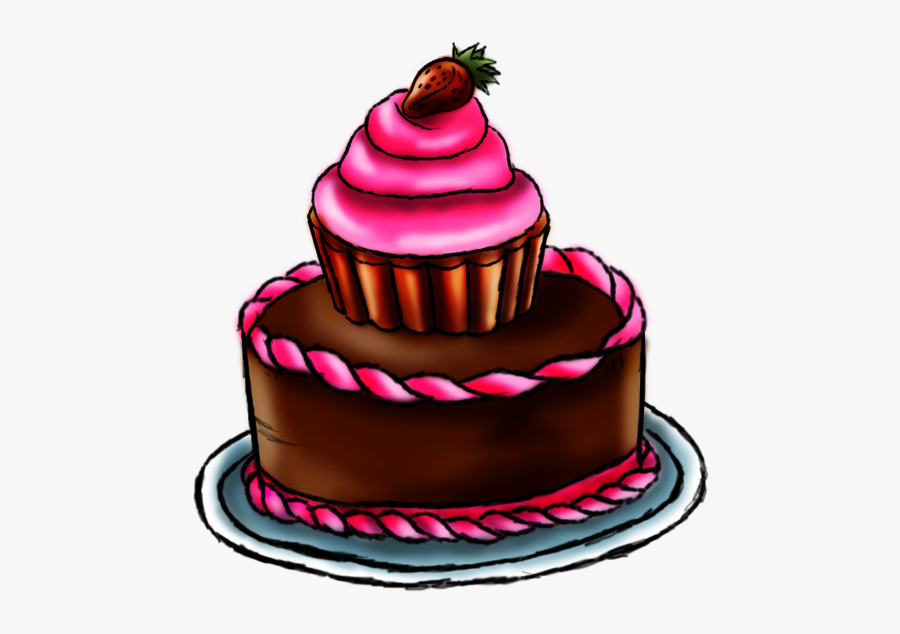 Birthday Cake Artwork Clipart Best - Cupcake , Free Transparent Clipart ...