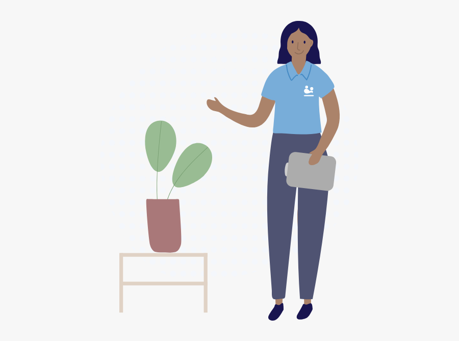 Female Assessor With Clipboard - Illustration , Free Transparent ...