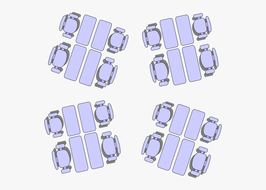Seating Arrangement Groups Of 4 , Free Transparent Clipart - ClipartKey