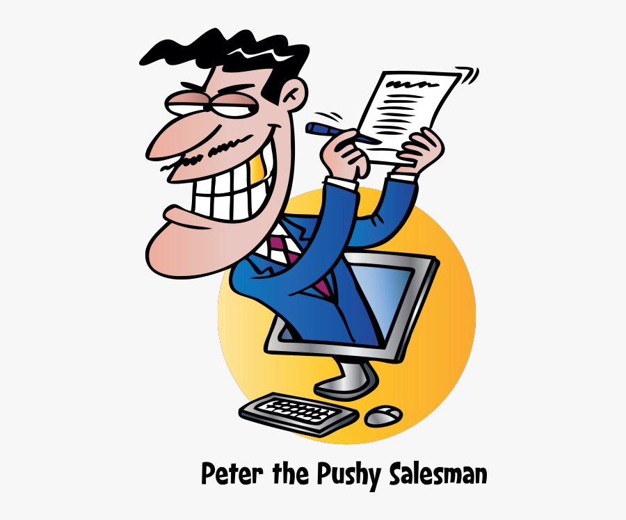 Pushy Salesman Clipart , Free Transparent Clipart - ClipartKey