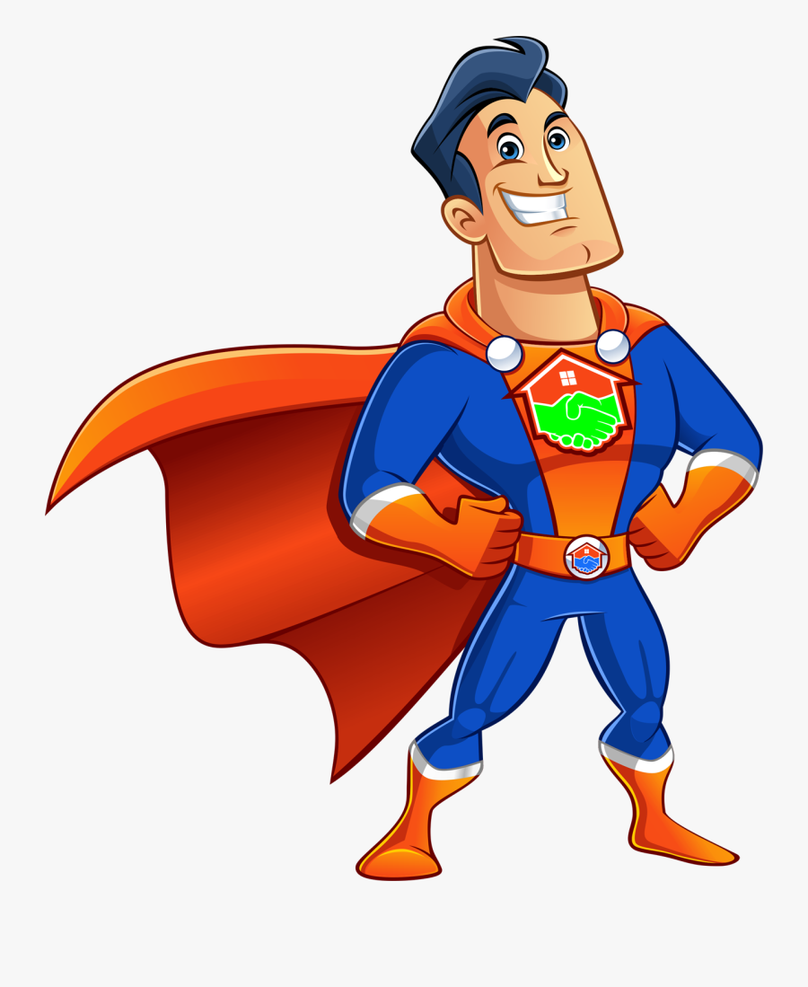 Bold Playful Real Estate - Superhero Mascot , Free Transparent Clipart ...