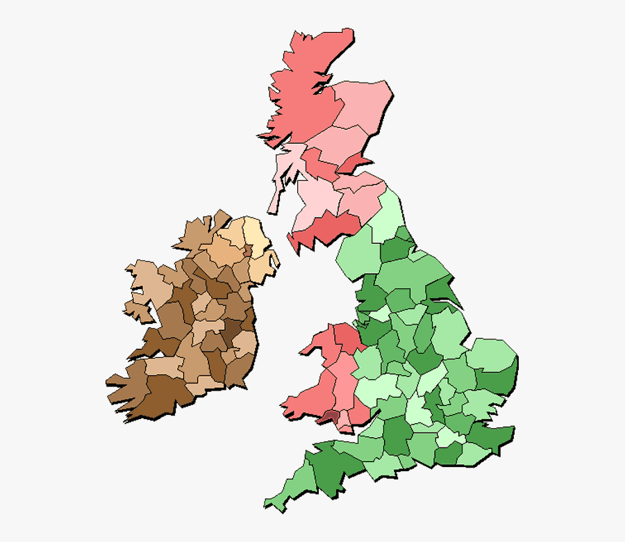 Uk Map Editable Free Clipart , Png Download - Free Editable Map Of Uk ...