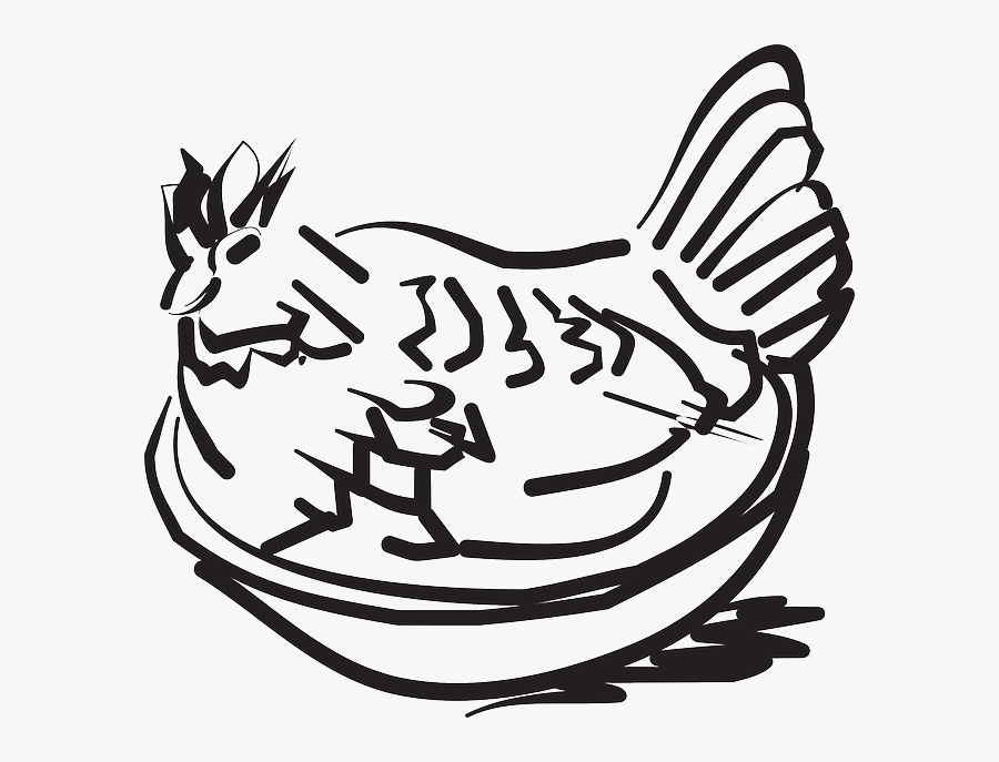Chicken Outline Clip Art , Free Transparent Clipart - ClipartKey