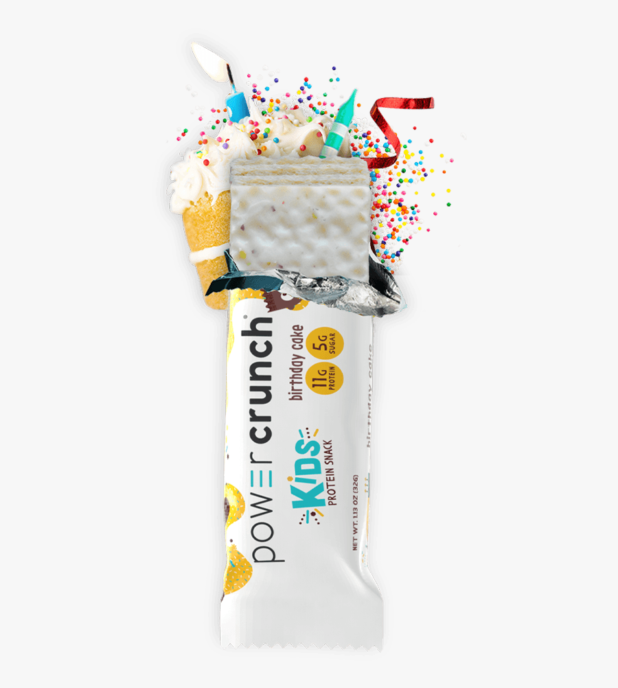 Power Crunch Birthday Cake , Free Transparent Clipart - ClipartKey