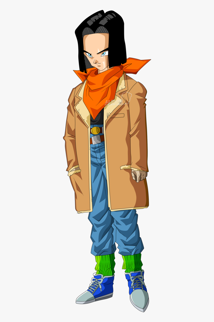 One Punch Man Clipart Lapis - End Of Z Dragon Ball Android 17 , Free ...