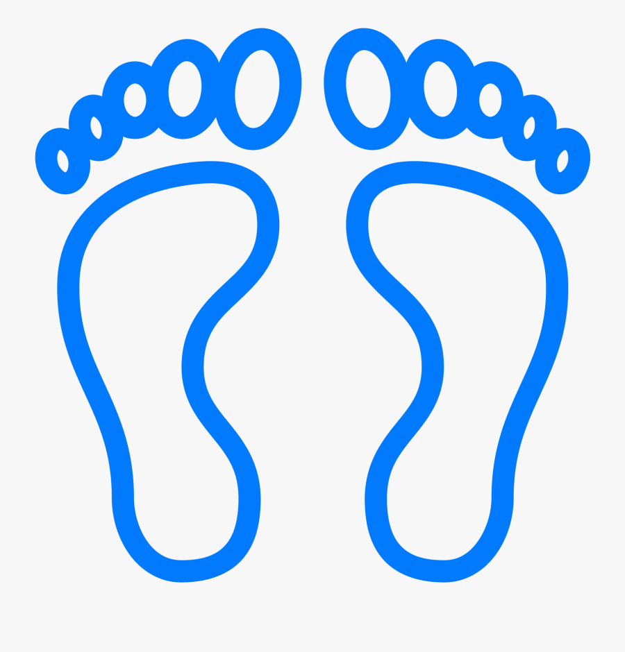 Human Footprints Icon - Footprint Left And Right , Free Transparent ...