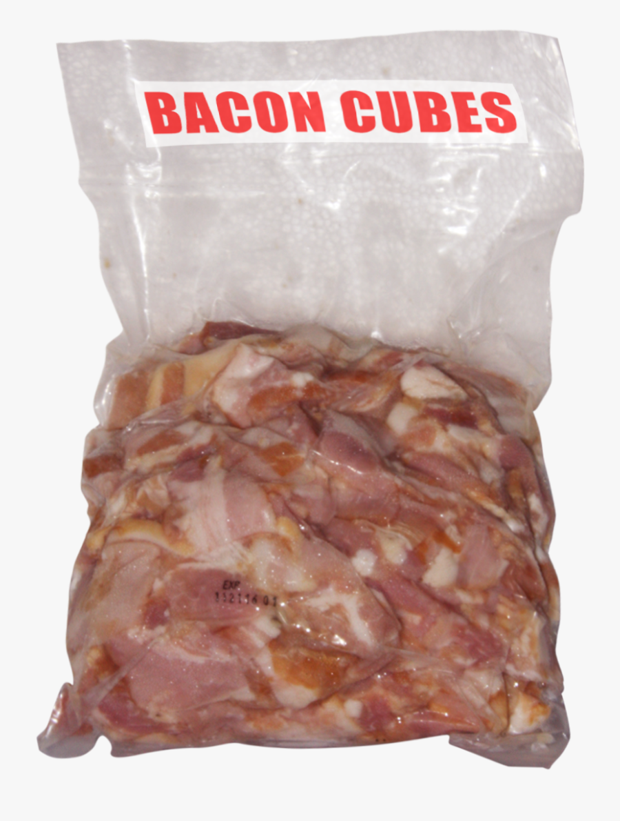 Bacon Cubes 1kg - Lomo , Free Transparent Clipart - ClipartKey