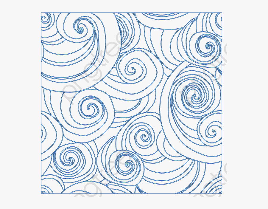 Blue Ocean Wave Pattern Background - Wind Wave , Free Transparent ...