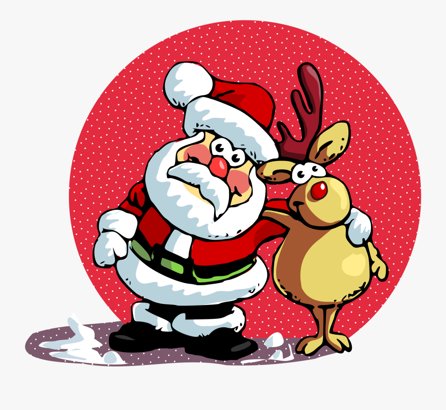 Christmas Friends Clipart - Christmas Cartoon Santa Cute , Free ...