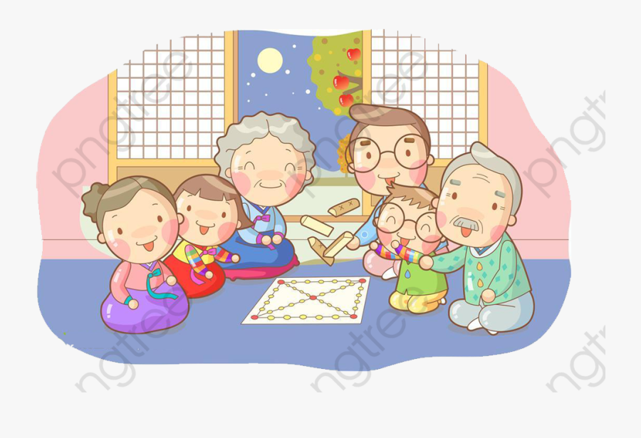 Family Board Games, Family Clipart, Games Clipart, - Family Playing ...
