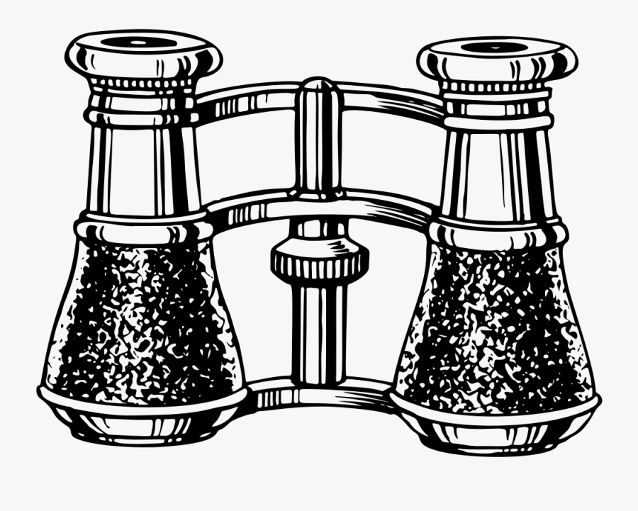Binoculars,line Art,opera Glasses , Free Transparent Clipart - ClipartKey