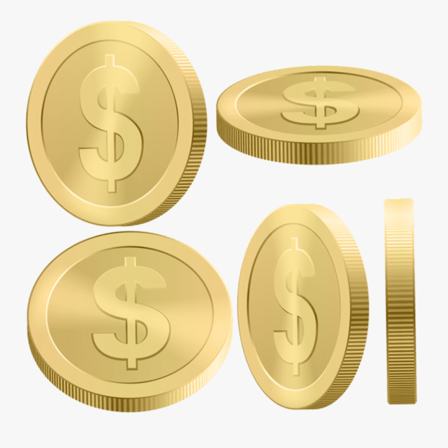 Gold Coins Clipart Png - Circle , Free Transparent Clipart - ClipartKey