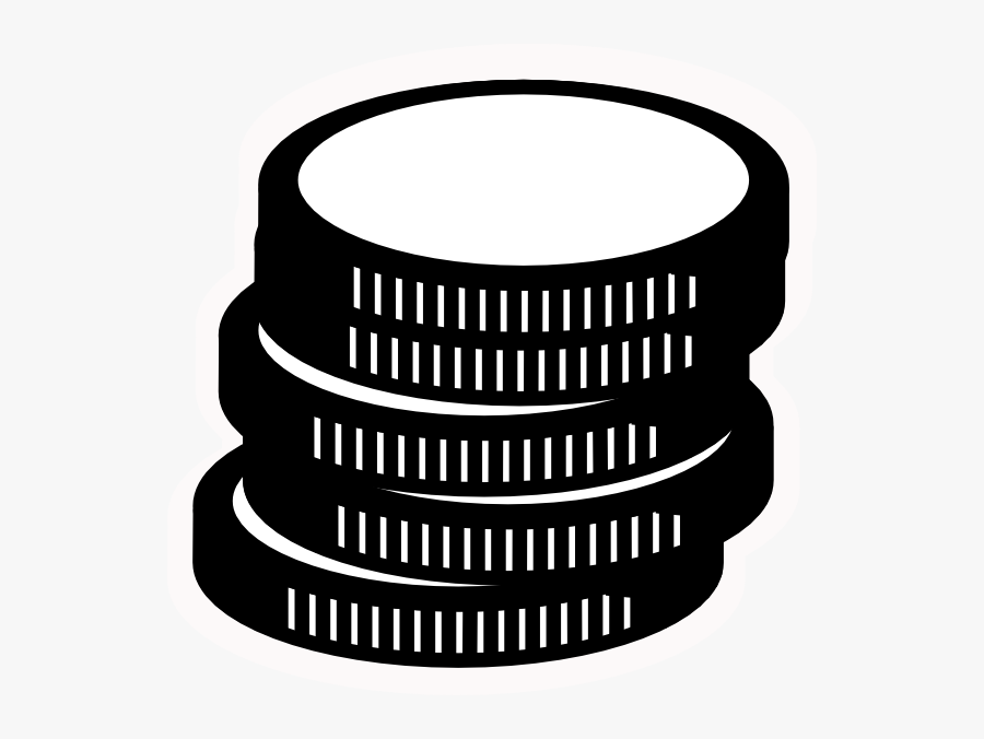 Black And White Coins Clipart Png , Free Transparent Clipart - ClipartKey
