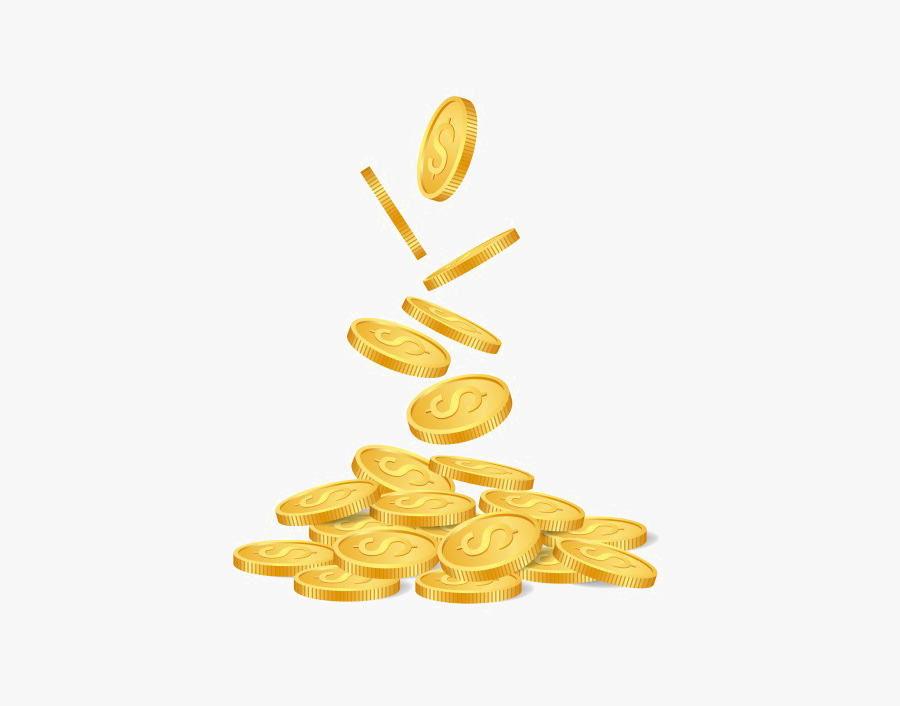 Clip Art Coins Falling - Coins Falling Clip Art , Free Transparent ...