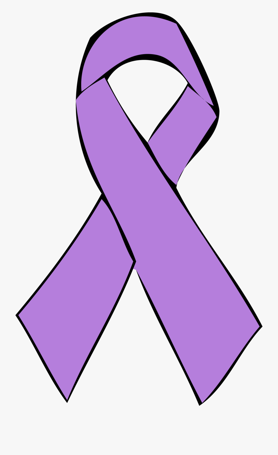 Lavender Cancer Ribbon Color , Free Transparent Clipart - ClipartKey