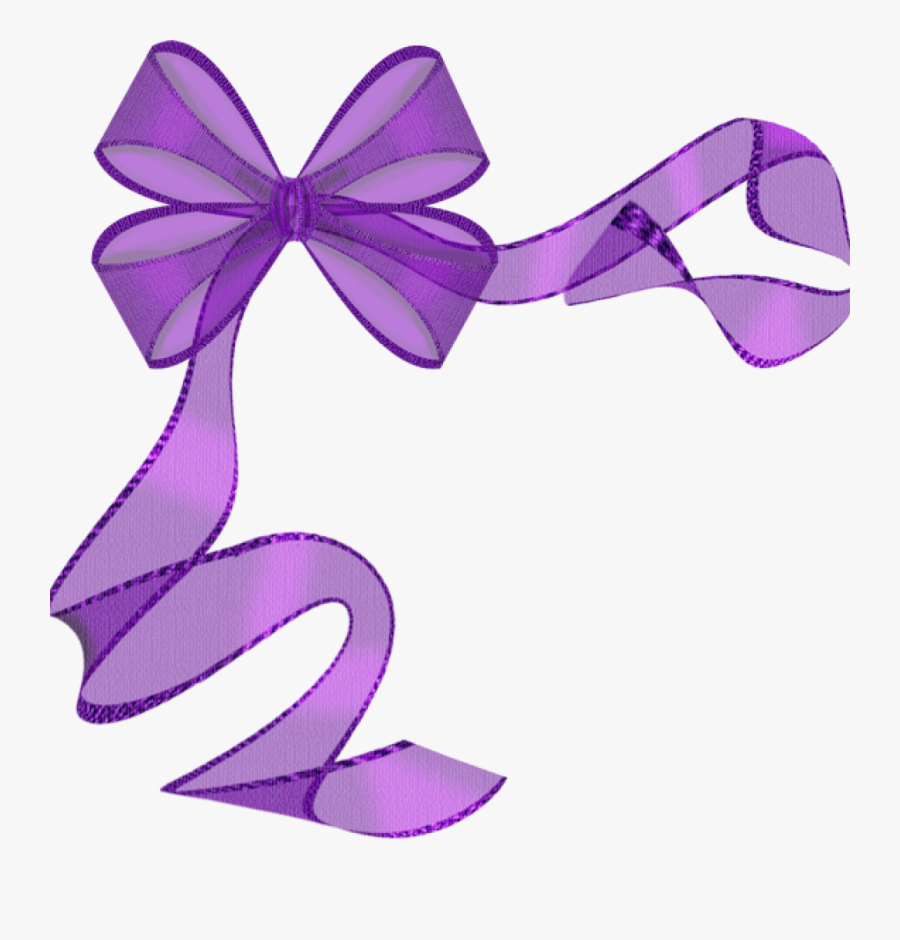 Purple Ribbon Clipart - Purple Ribbon Border Clipart , Free Transparent ...
