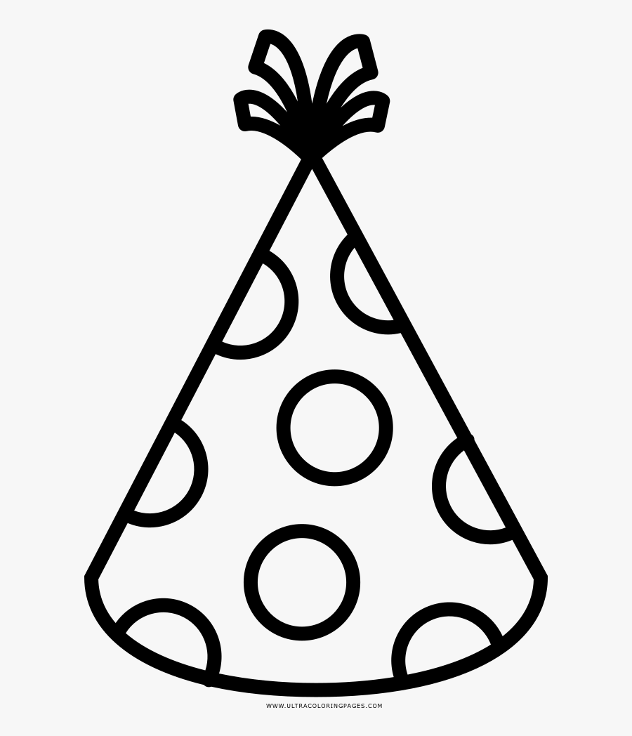 Clip Art Birthday Hat Clipart Black And White - Birthday Party Hat ...