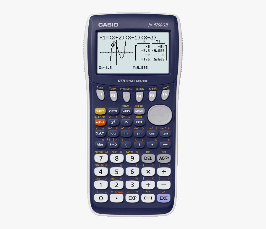 Casio Graphics Calculator Fx9750gii , Free Transparent Clipart - ClipartKey