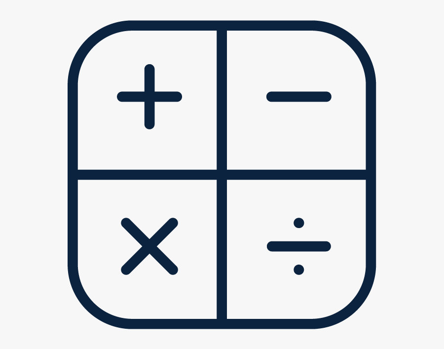 Calculator - Plus And Times Sign , Free Transparent Clipart - ClipartKey