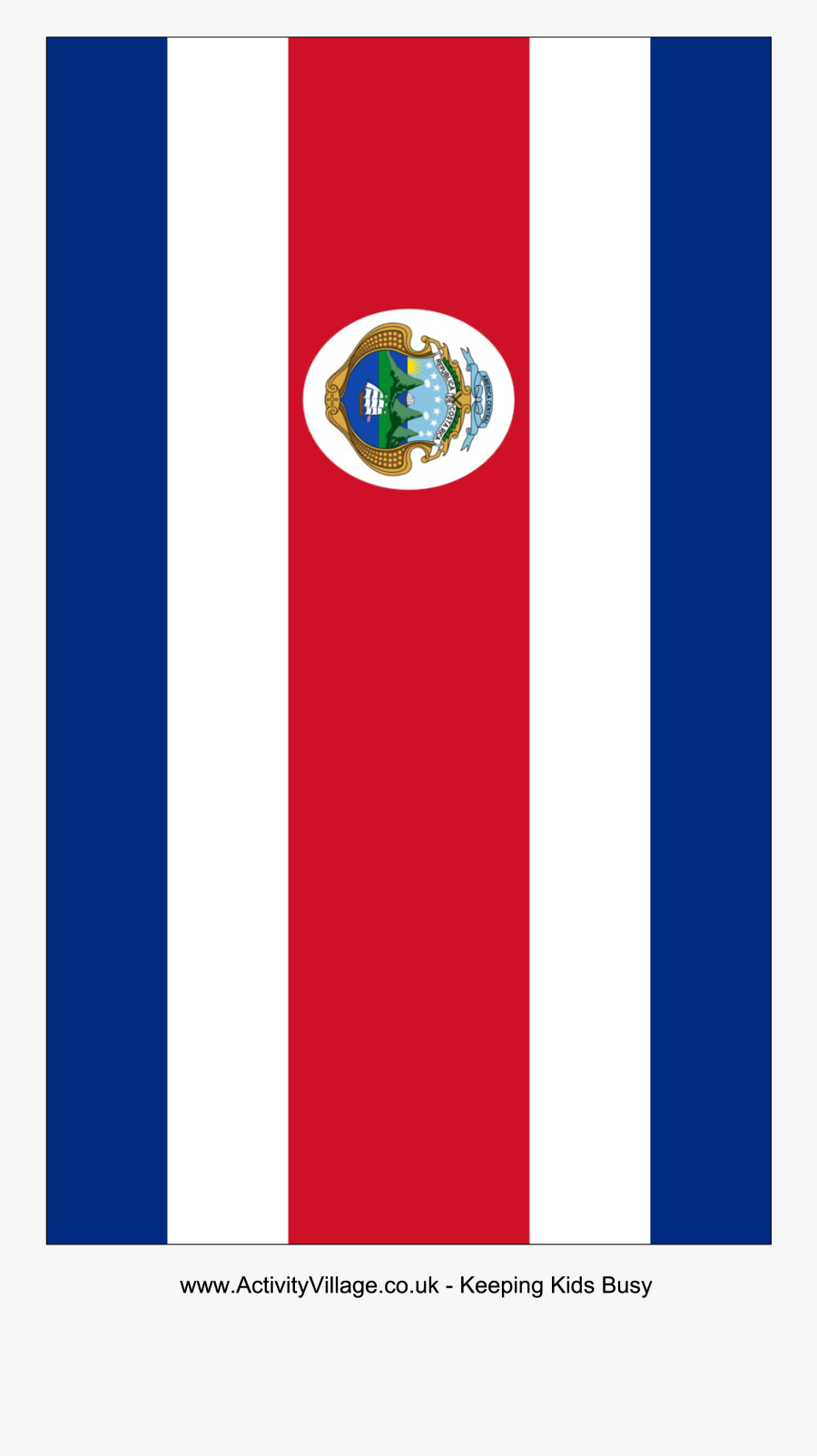 Printable Small Costa Rica Flag , Free Transparent Clipart - ClipartKey