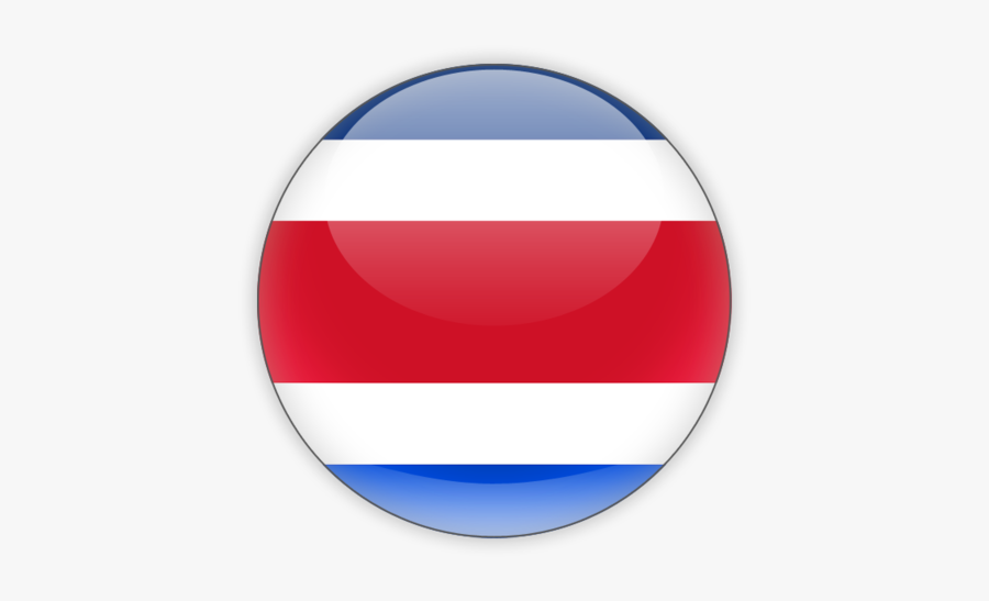 Costa Rica Flag Round Icon - Costa Rica Flag Png , Free Transparent ...